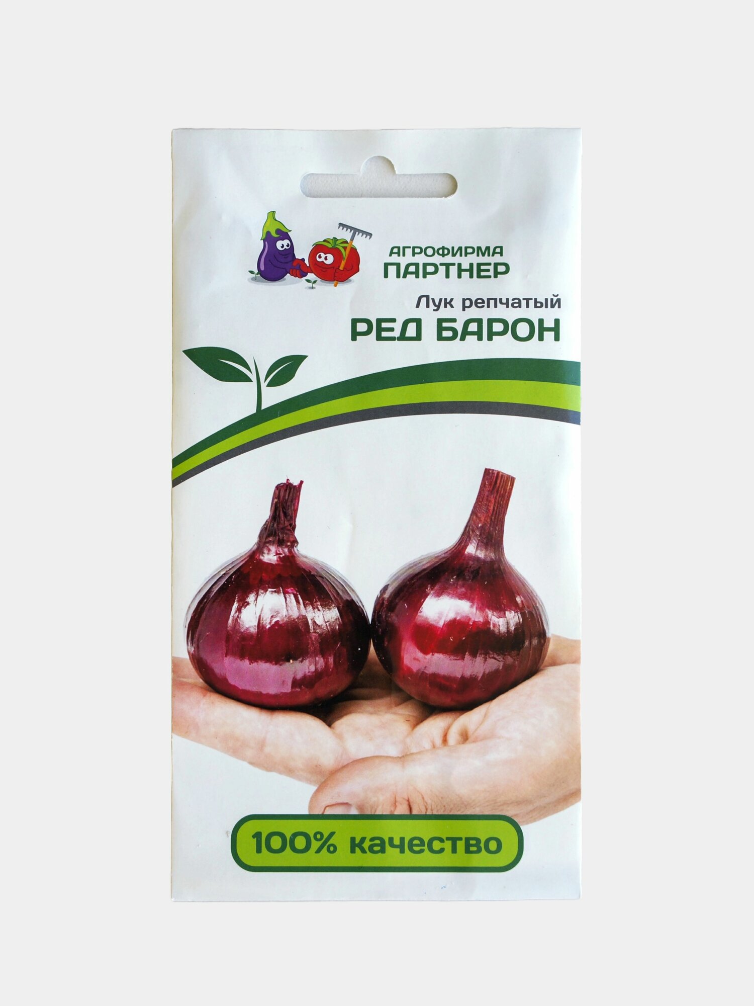 Семена Партнер Лук Репчатый "Ред Барон", Красный, Раннеспелый