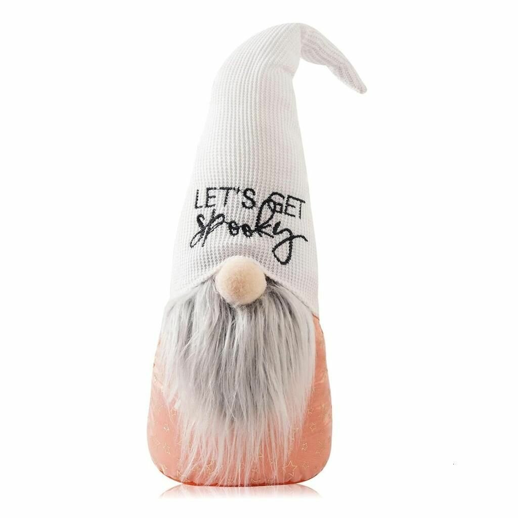 Фигурка Гнома 53 см Украшение для камина и окон Праздничный декор, Белый