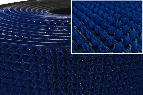 Коврик придверный, щетинистое покрытие Синий 0.9х2.0 м