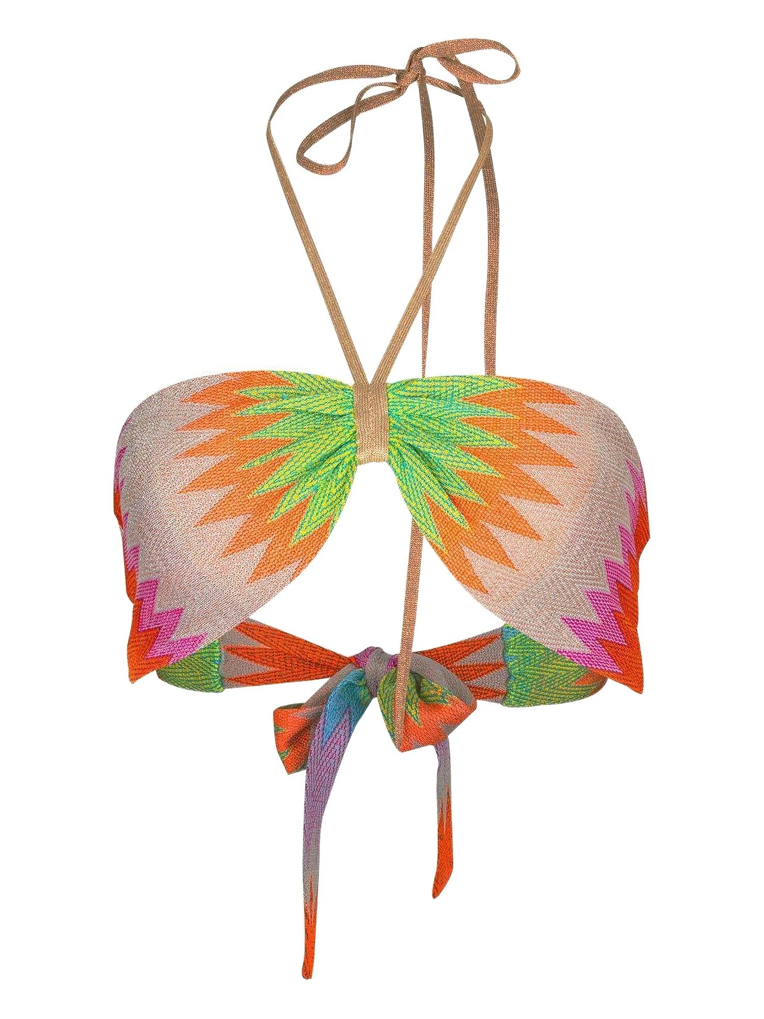 Топ Annliese geometric-pattern tank top