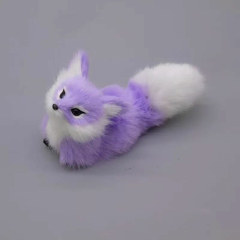 Игрушка мягкая "Миниатюрная лисица", текстиль, высота 7 см, 1 шт