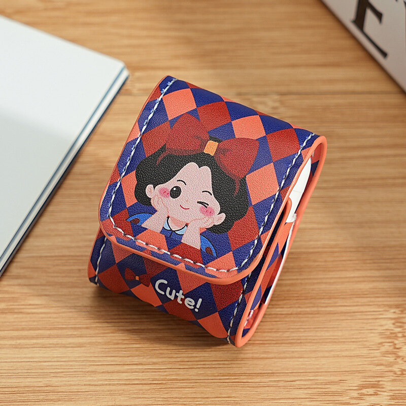 Кожаный мультфильм наушники чехол для airpodspro2 Apple, беспроводной Bluetooth наушники airpods3 новый Симпатичный