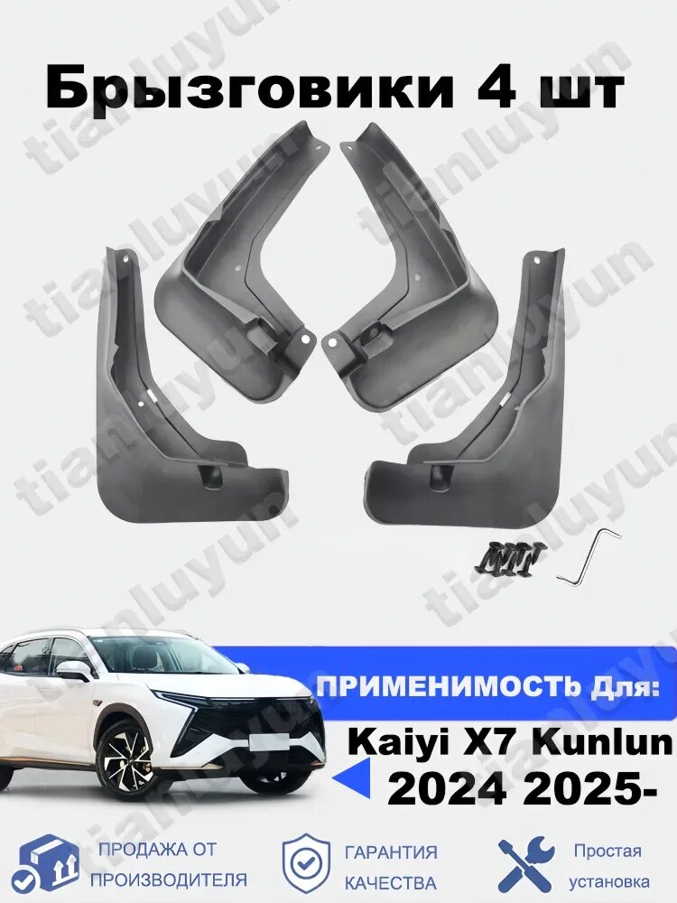 Крыло автомобильное, арт. Kaiyi X7 Kunlun-D124