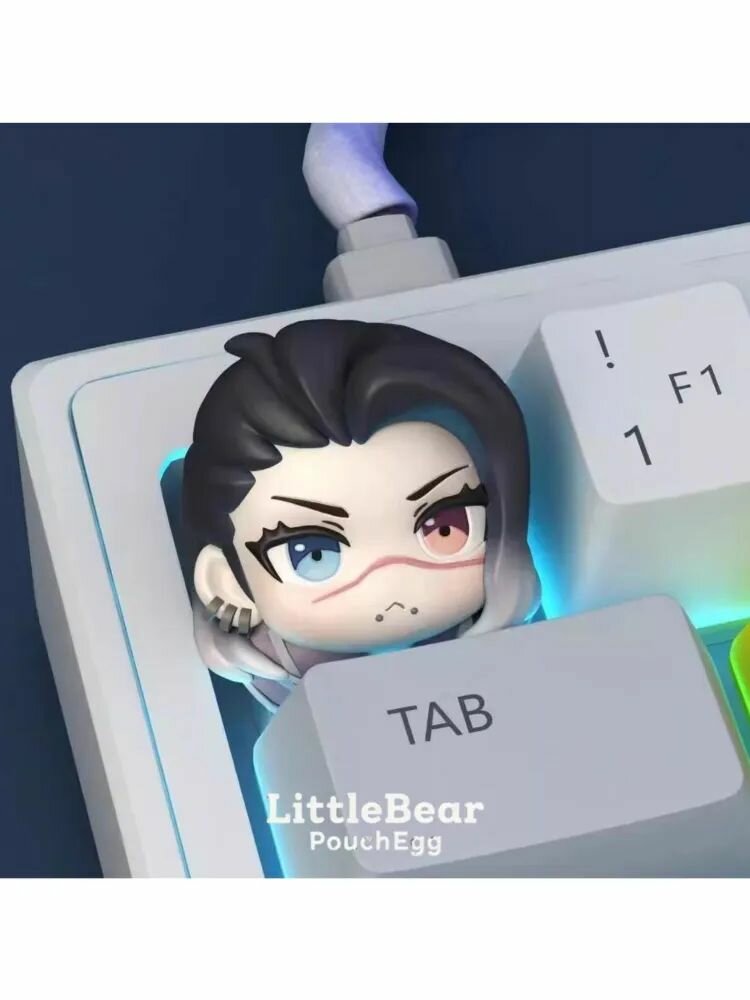 Кейкапы Валорант: Fade (1 шт.), в мешочке