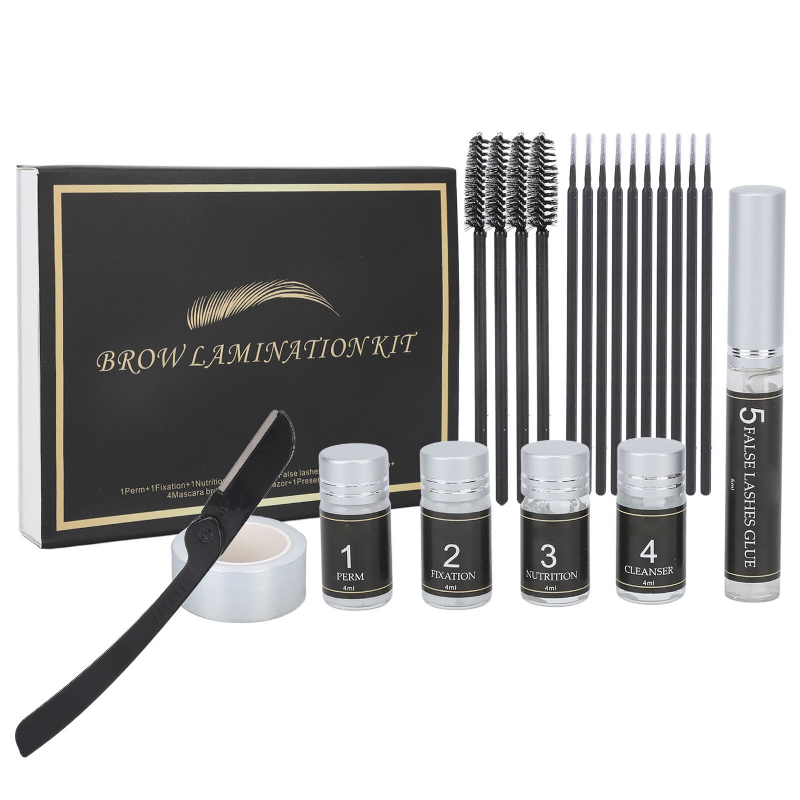 Набор для ламинирования бровей Lash Lift, 21 мл, полуперманентный набор для завивки ресниц, укладка бровей Wild Eyebrow