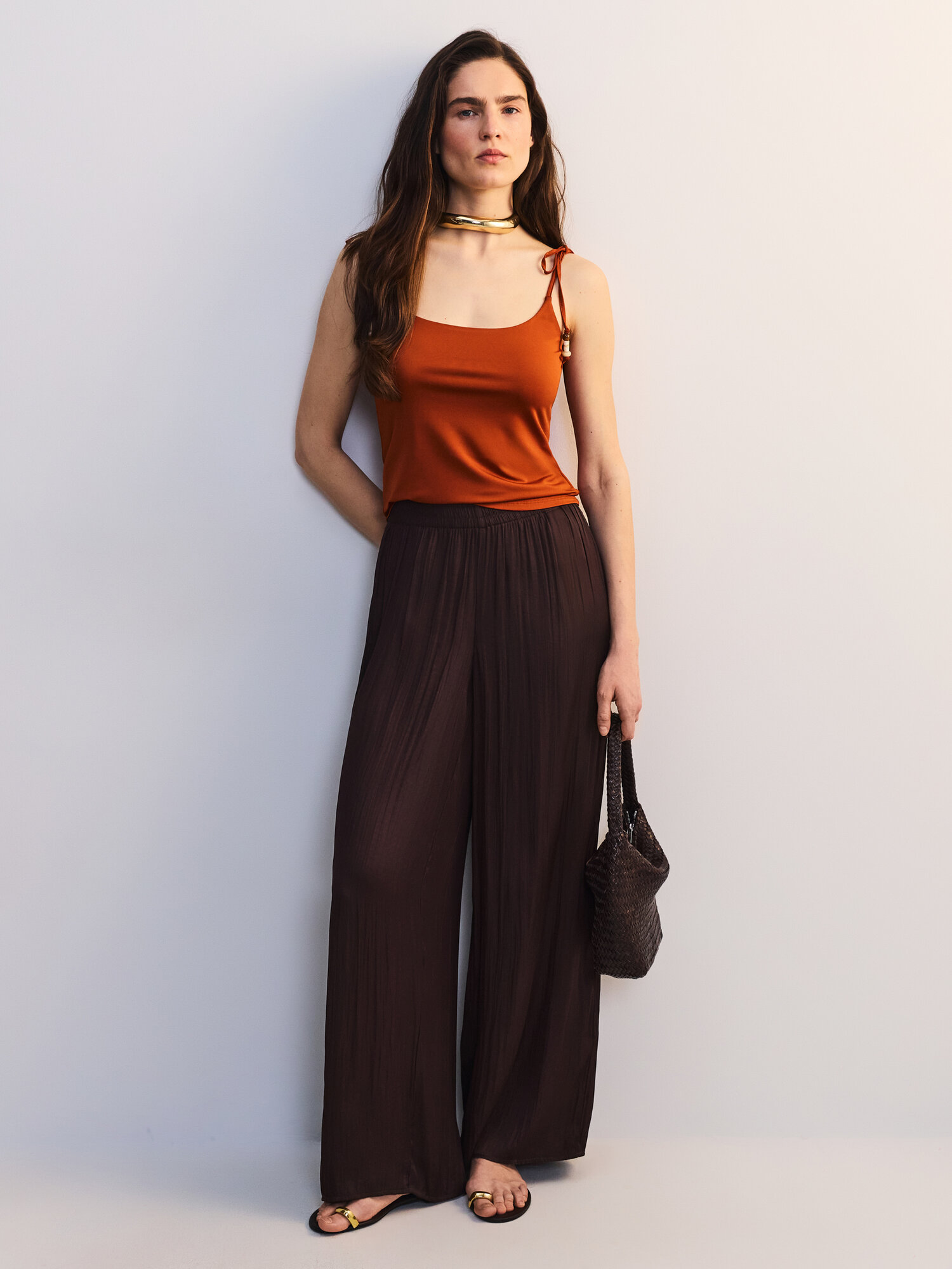 Брюки палаццо