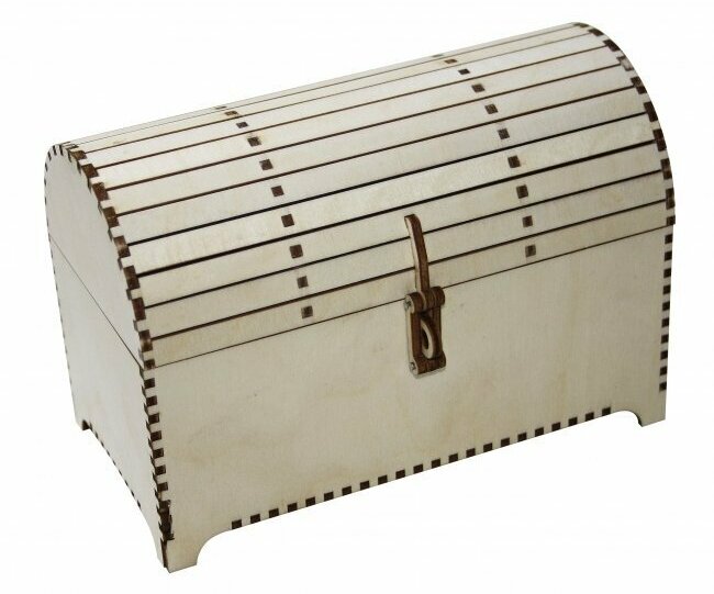 Деревянные заготовки / Декупаж, сборная деревянная заготовка для творчества Добрый мастер "Сундучок" 16,5*9*12см (1шт)