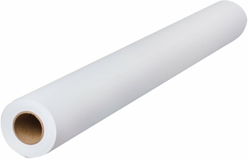 Бумага широкоформатная рулон для плоттера 914 мм х 45 м х втулка 50,8 мм, 80 г/м2, белизна CIE 146%, BRAUBERG, 114182, 114182