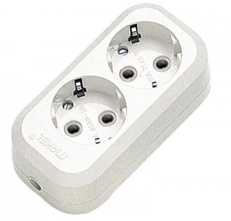 Колодка удлинителя Makel 2-м с заземл, MGP 111