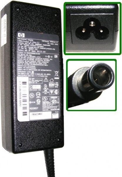 Для ноутбуков HP Блок Питания HP 384021-001 19V 4,74A 90W