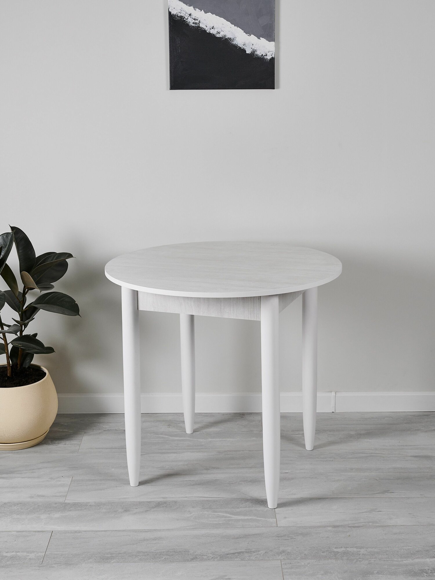 Стол кухонный круглый нераздвижной