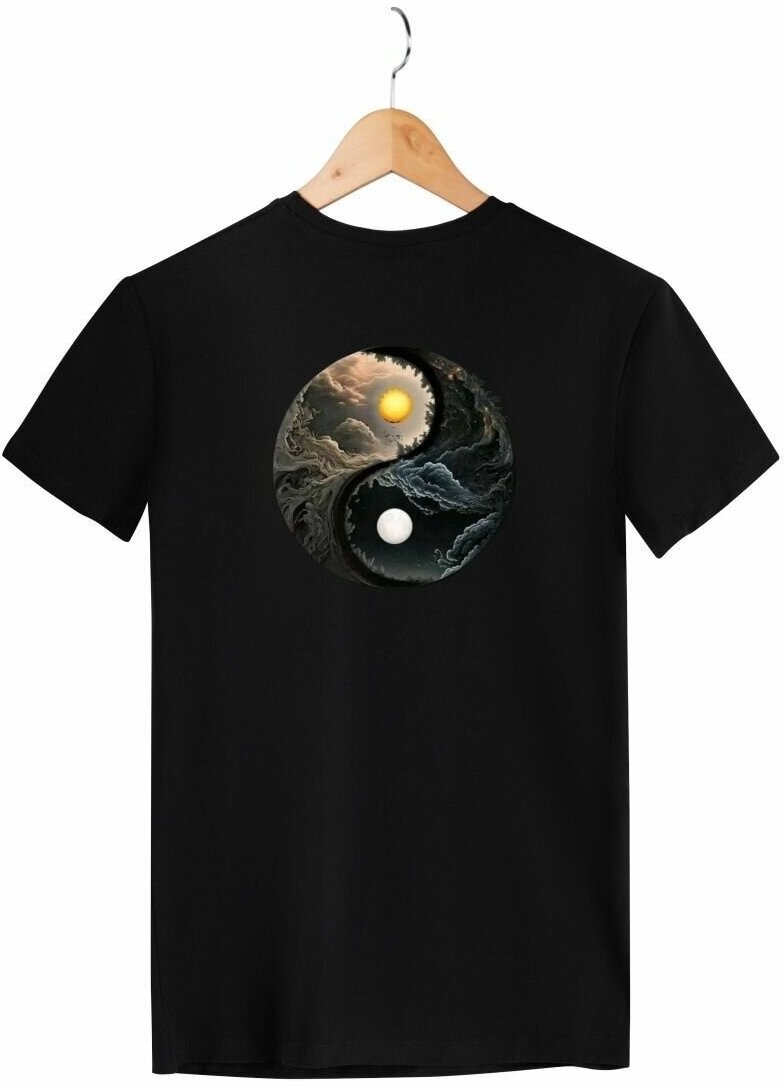 Футболка Инь И Ян Солнце И Луна