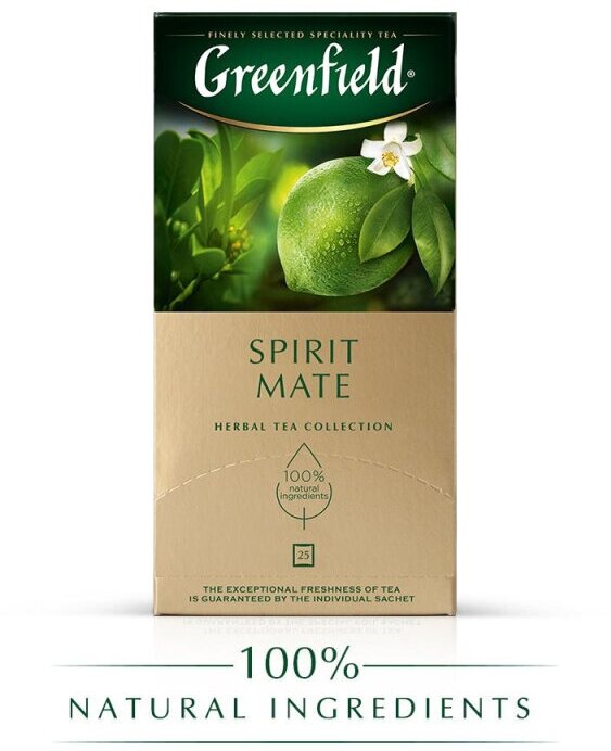 Чай Greenfield Spirit Mate травян, 25пак 1007973