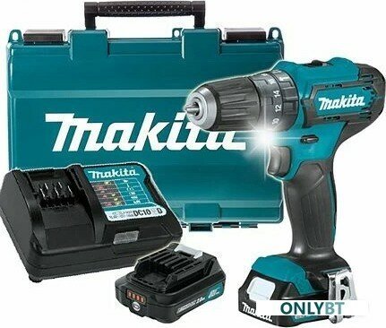 Шуруповерт Makita HP333DWAE (с 2-мя АКБ, кейс)