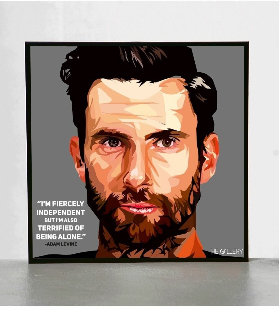 Картина постер Поп-арт Адам Левин Maroon 5