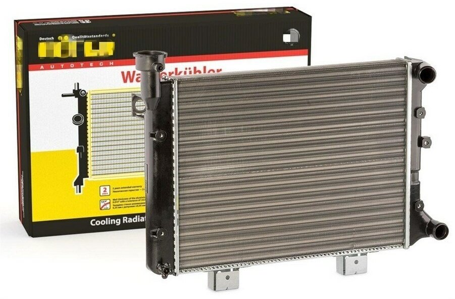 Радиатор охлаждения ВАЗ 2107, ВАЗ 2105, ВАЗ 2104 (инжектор) HOFER 21073-1301012