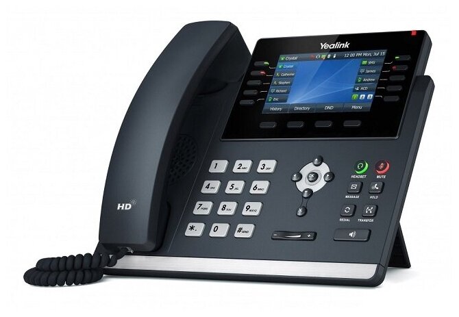 Проводной телефон Yealink SIP-T46U black