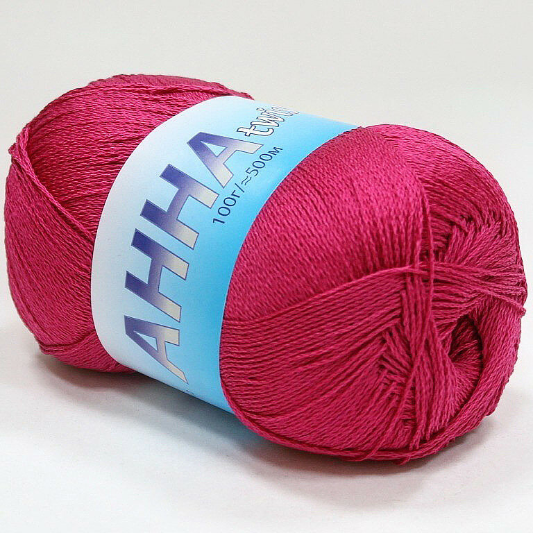 Пряжа Seam ANNA TWIST 319 мальва (5 мотков)