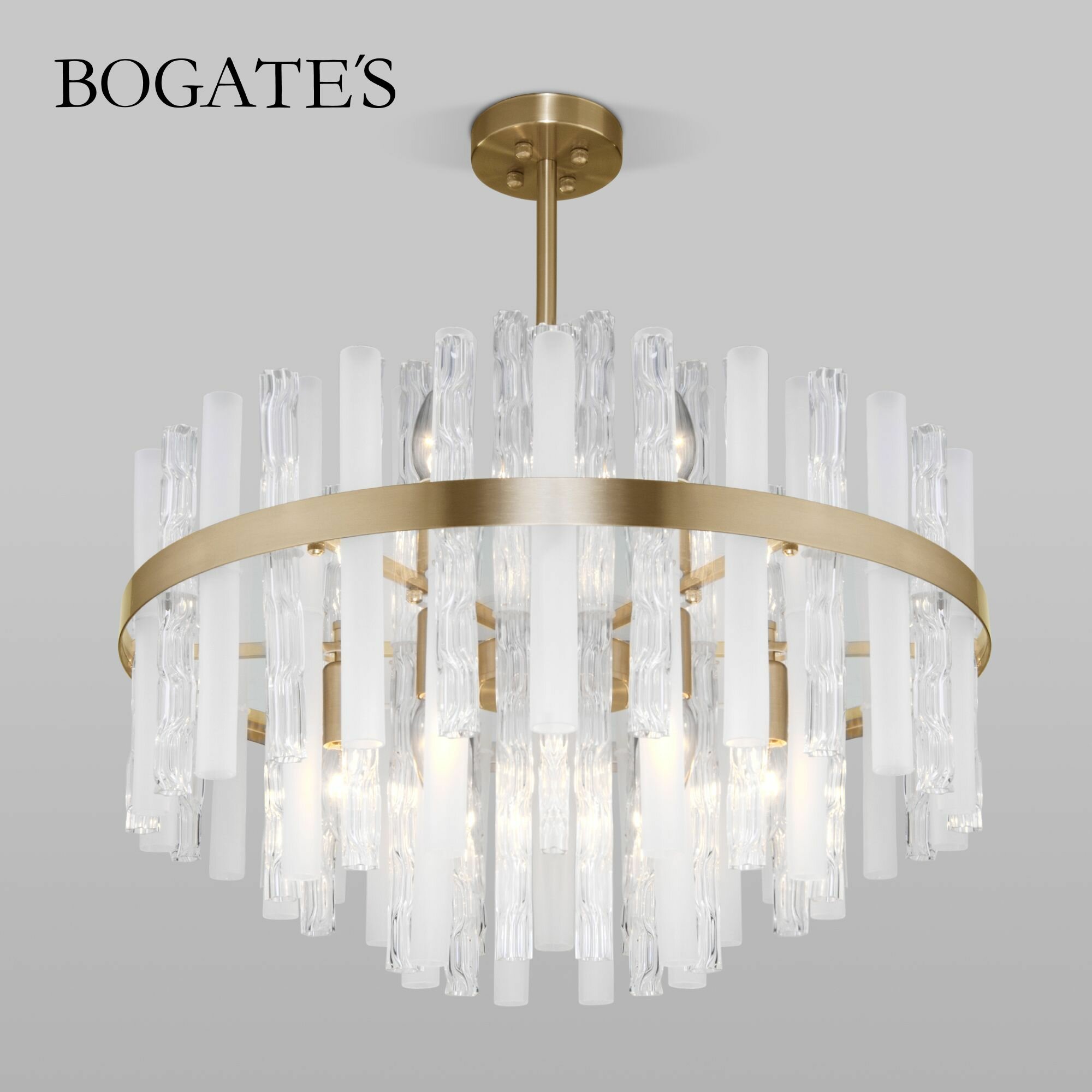 Умная люстра / Потолочный светильник с управлением по Wi-Fi Bogate's Hollis 368/9 Smart Умный дом, цвет латунь