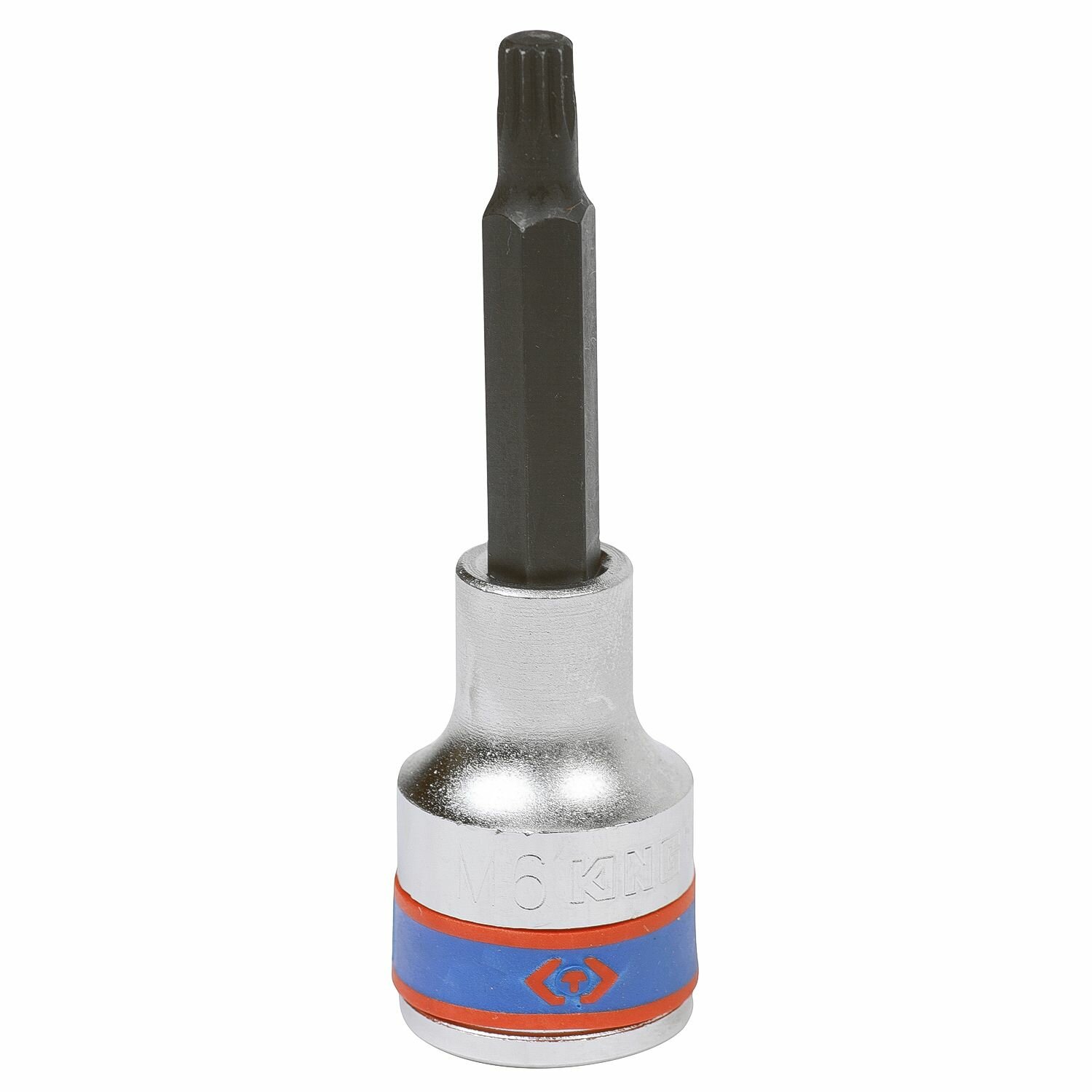 KING TONY Бита (Насадка) торцевая 1/2", Spline, M6, L 80 мм 403606