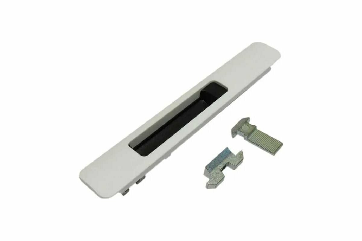 KOMFORT москитные системы Защёлка для балконного остекления пвх provedal белая 1 шт ЗББ02905