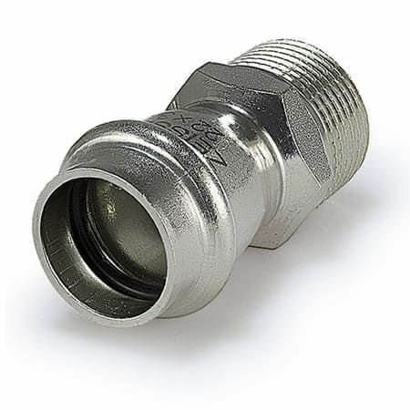 Пресс-фитинг из нержавеющей стали с наружной резьбой 28mm*1 ZTI.501.002806
