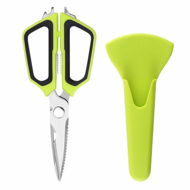 Горячие продажи SG ножницы для куриных костей из нержавеющей стали, кухонные ножницы, тяжелые бытовые ножницы, ножницы для холодильника, цельнометаллические ножницы, многофункциональные ножницы для разборки, наклейка для холодильника