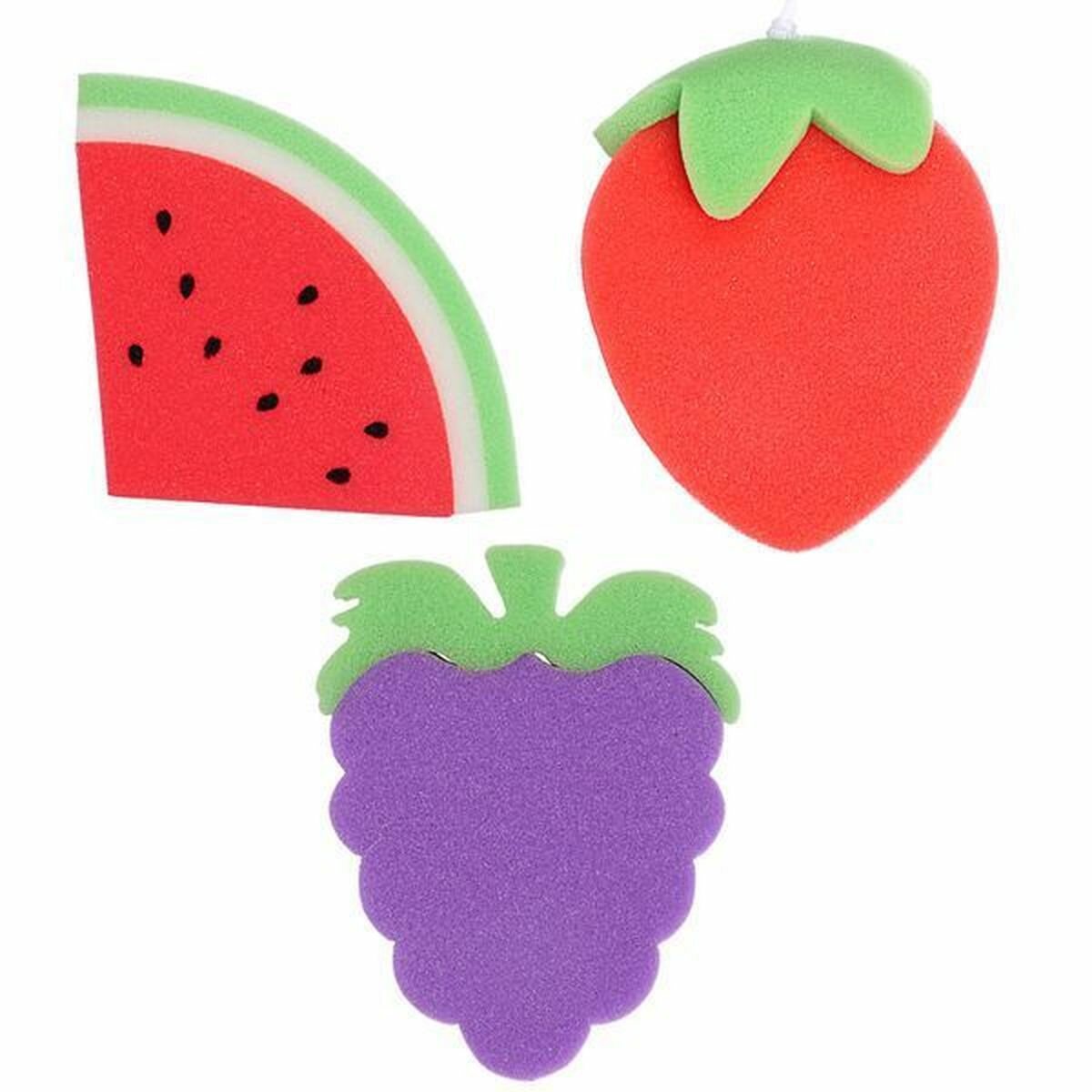 Мочалка детская в виде апельсина/груши, 12х3см/14*12*3см, дизайн в ассортименте, цена за 1 шт.