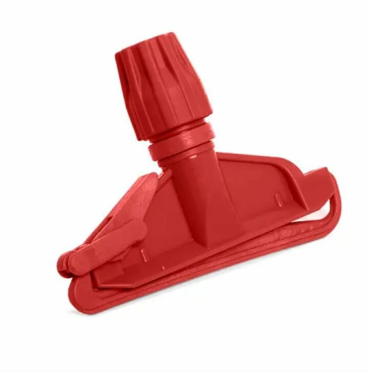 Держатель зажим для мопа Кентукки красный, 17 см