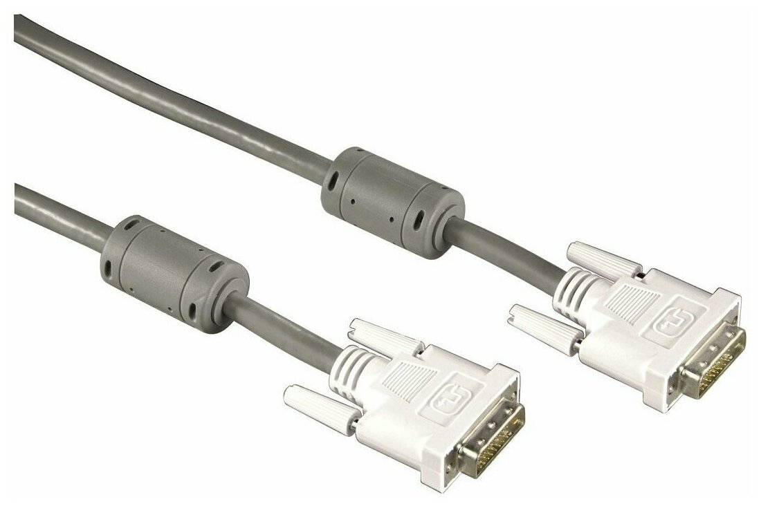 Кабель Hama 00045077 DVI-D Dual Link (m) DVI-D Dual Link (m) 1.8м феррит. кольца