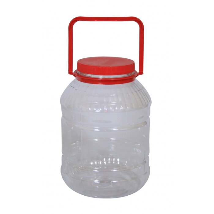 Банка 5л со съемн. ручками ПЭТ 2/10