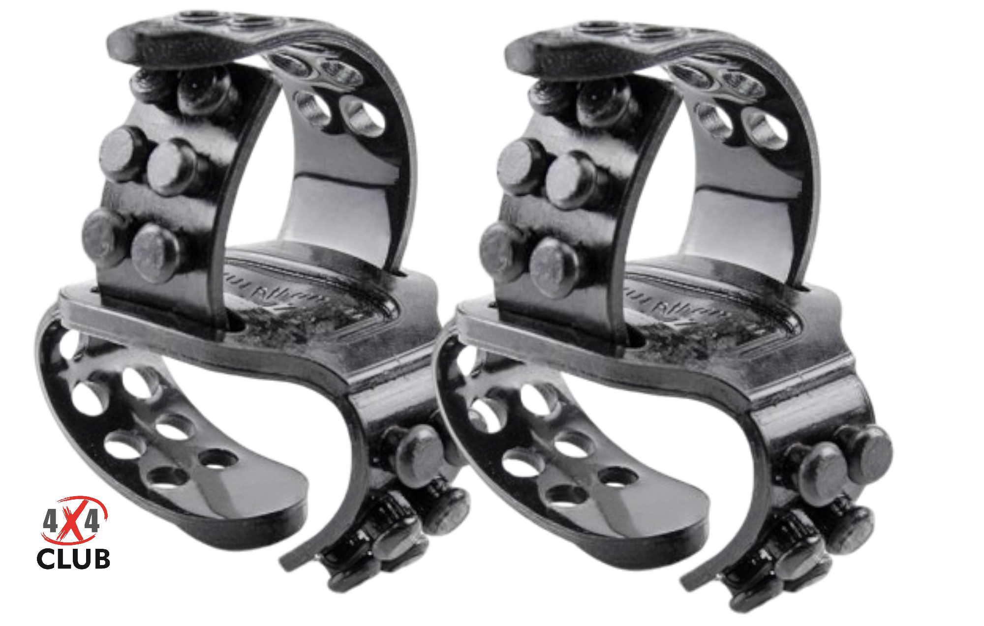 Крепление лопаты для монтажа на рейлинги или поперечины. Полиуретан. Комплект 2шт