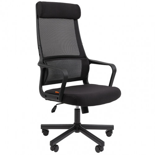 Кресло офисное Chairman 590 Россия черный/черный