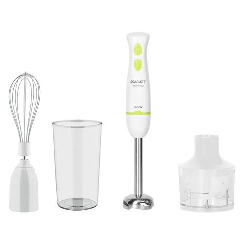 Блендер Scarlett SC-HB42F67, погружной, белый