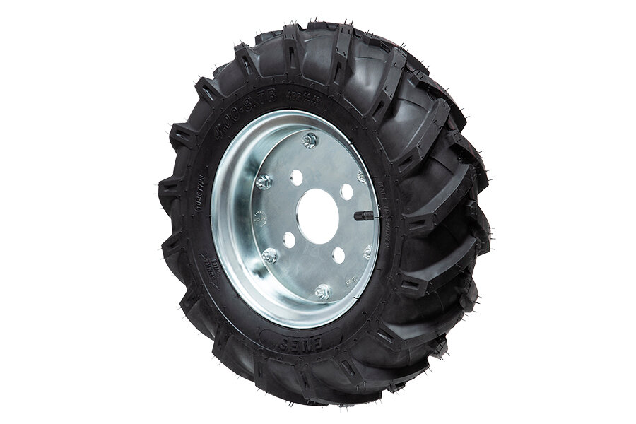 Колесо пневматическое для мотоблока 4,00-8 правое EMES TSKRH40084PR602RIGHT