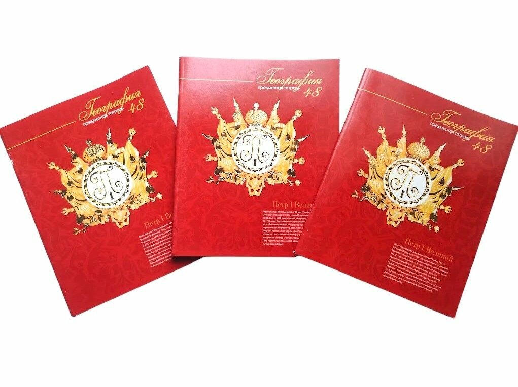 Тетрадь тематическая 48 листов по географии, цена за 3 шт