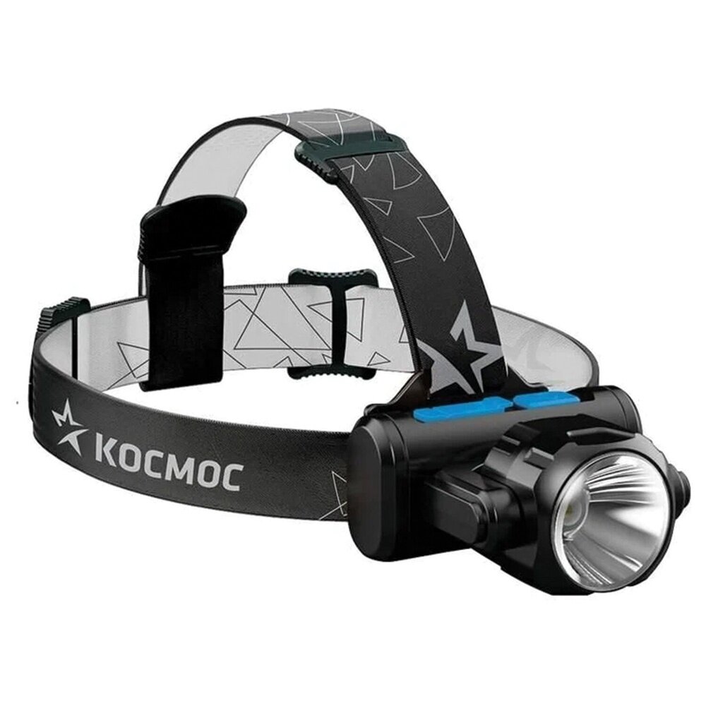 Фонарь налобный Космос аккумуляторный, 5 Вт, COB, Li-ion, 3 режима, заряд от USB (KOCH5WLi-On)