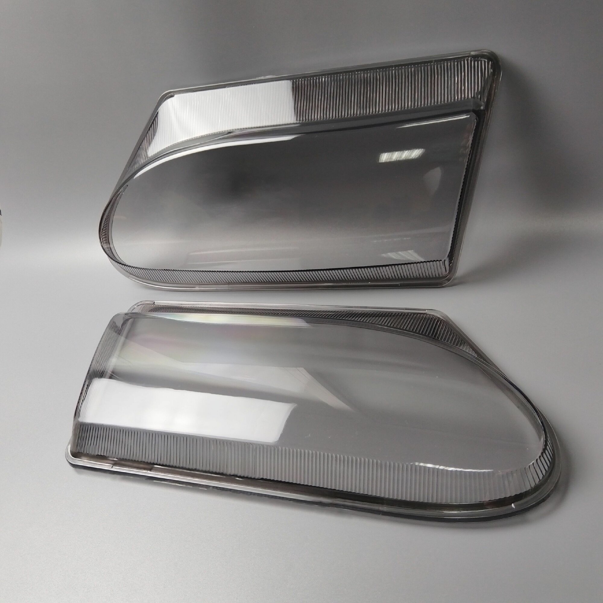 Гладкие тонированные стёкла фар на ваз 2113 - 2114 - 2115 ( комплект )