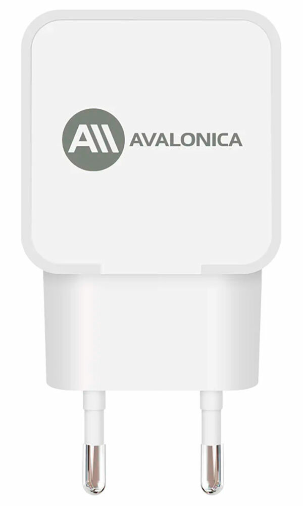 Сетевое зарядное устройство Avalonica AVA 1 х Type-C + 1 х USB-A, 20 Вт, QC 3.0, PD 3.0, AFC FCP SFCP, 3 A (AVA-WCH-008 White), белое