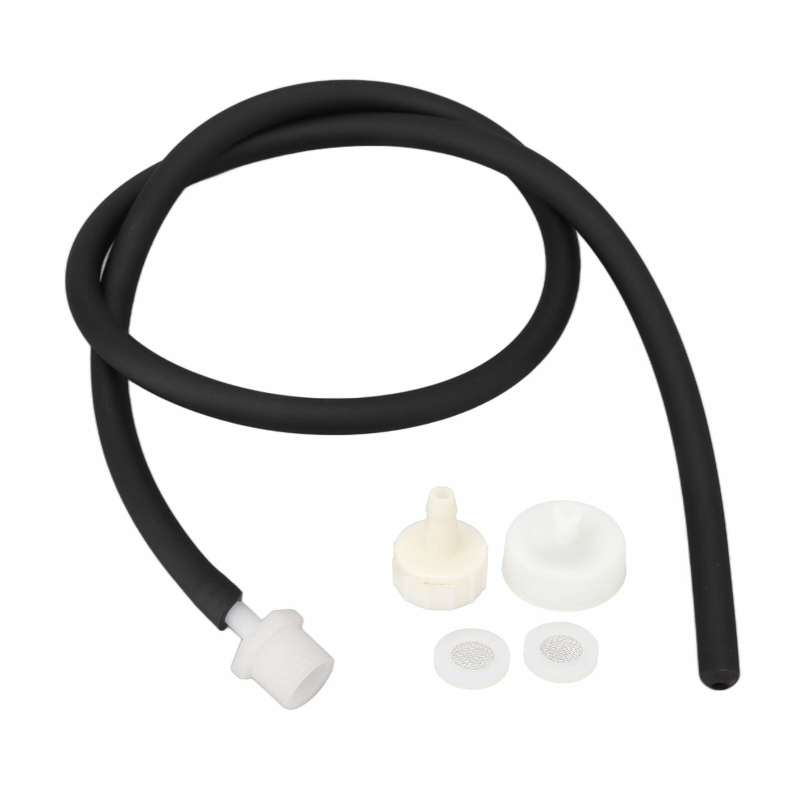 Портативный многоразовый силиконовый набор для клизмы 100 см/39,4 дюйма для очистки анальной кишки и влагалища, трубка для клизмы для душа, черный