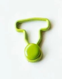 Металлические мини-кнопки OB11 6/9 мм, 10 пар Зеленый, 9mm, green