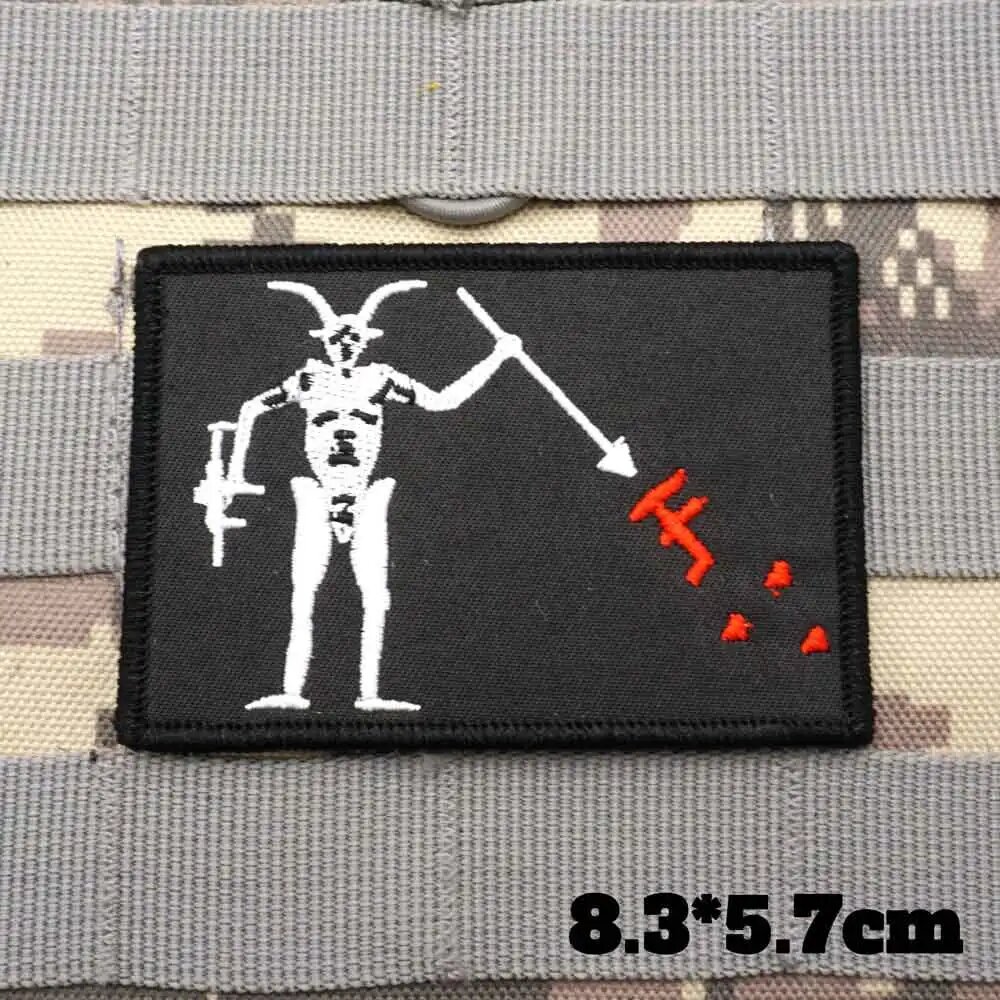 Тактические нашивки Forward Observations Group с вышивкой AS127 Velcro