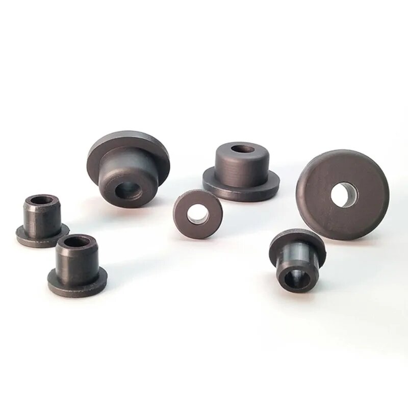 Силиконовые втулки черные, 3 мм отверстие, 5 мм (5 шт.)