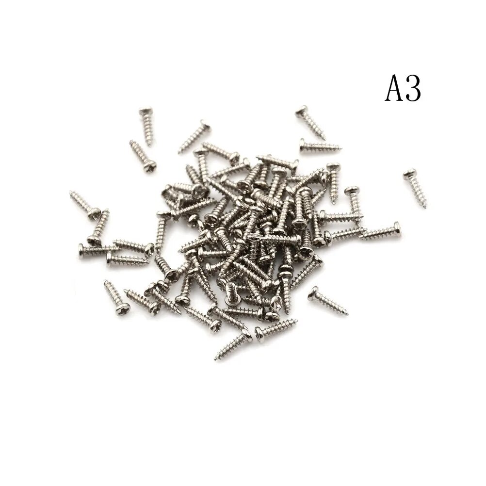 100 шт, домашний винт M2, диаметр резьбы, крестообразные винты с круглой головкой, саморезы, аппаратные аксессуары
