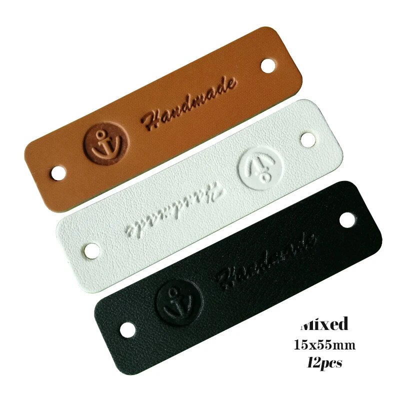 Кожаные этикетки OPALUS 48 штук Mixed colors 12pcs