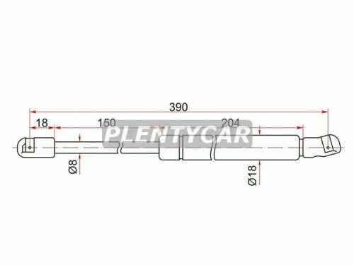 Амортизатор капота nissan cefiro/maxima a33 98-03 rh=lh Sat ST654702Y010