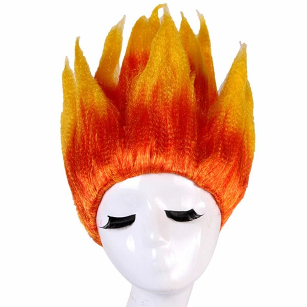 Детский парик для косплея-смешанный цвет