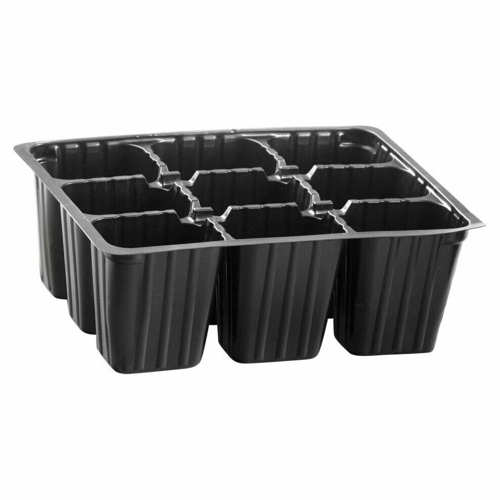 26 x Кассета для рассады мини 9 ячеек 18*13,5*6см Пластмасса садовита (Комплект из 26 штук)