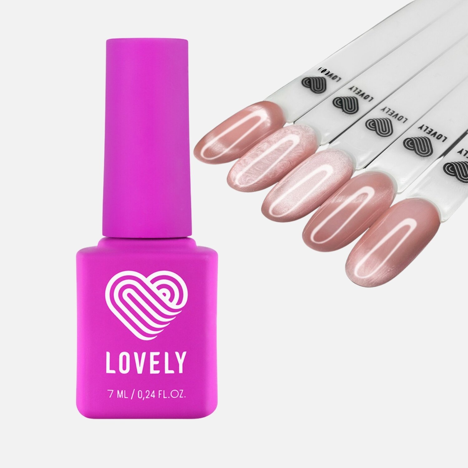 База кошачий глаз Lovely Base Cat бежевая 7 мл