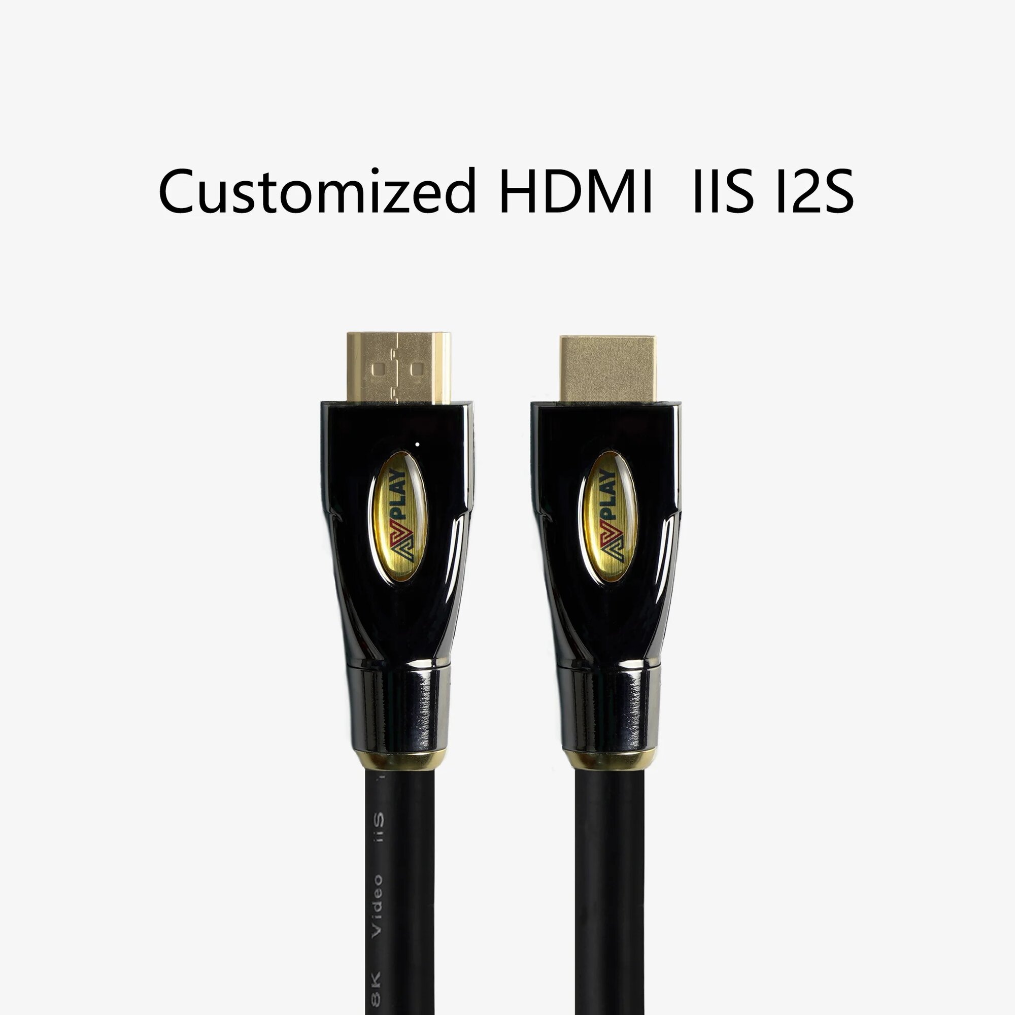 QUEENWAY AVplay HD-300 серебряный цифровой аудио кабель HDMI IIS audio, 0,75 м